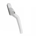 UPVC Curved Window Handle - 40mm RH Cranked Espag | Handle Trade